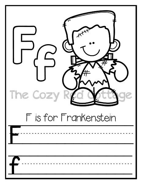 The Cozy Red Cottage: F is for Frankenstein Mini Pack