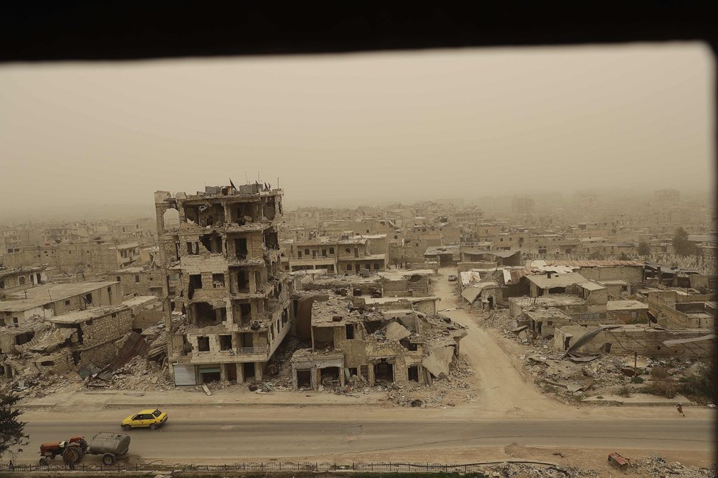 The destruction of rebel-held Karm al-Jabal