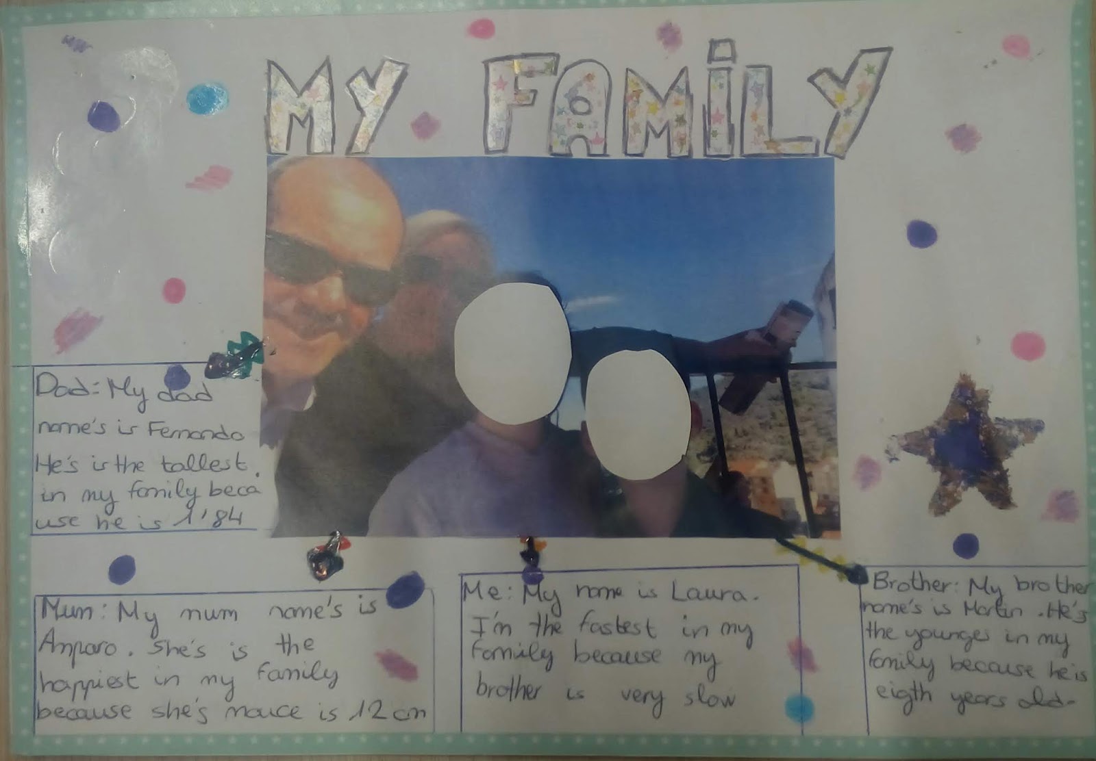 My English class: Project my family