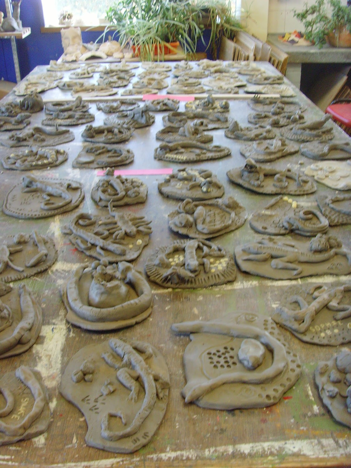 Corbet Art: Aboriginal art clay tiles