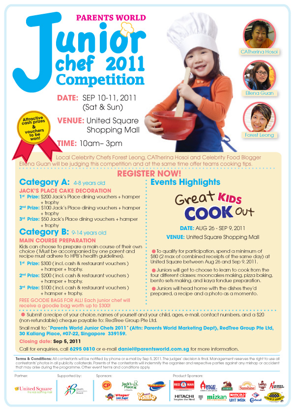 Cuisine Paradise | Eat, Shop And Travel: Great Kids Cook Out @ United ...