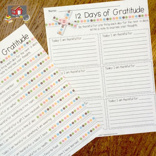 Classroom Freebies Too: An Easy Way to Practice Gratitude in the Classroom!