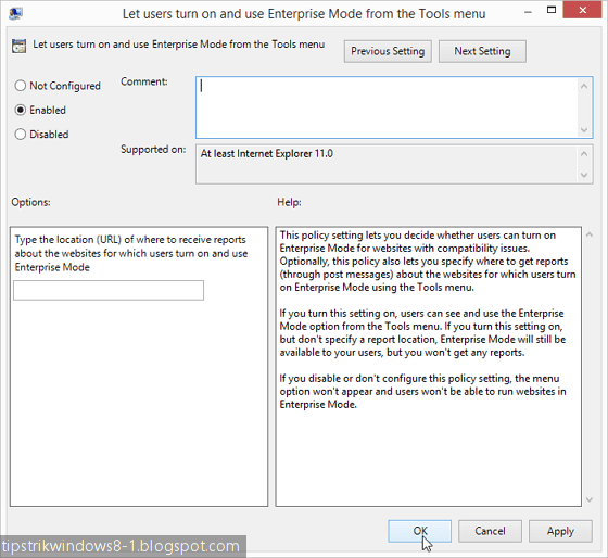 Cara Mengaktifkan Enterprise Mode pada Internet Explorer 11 - RIVALTI POST
