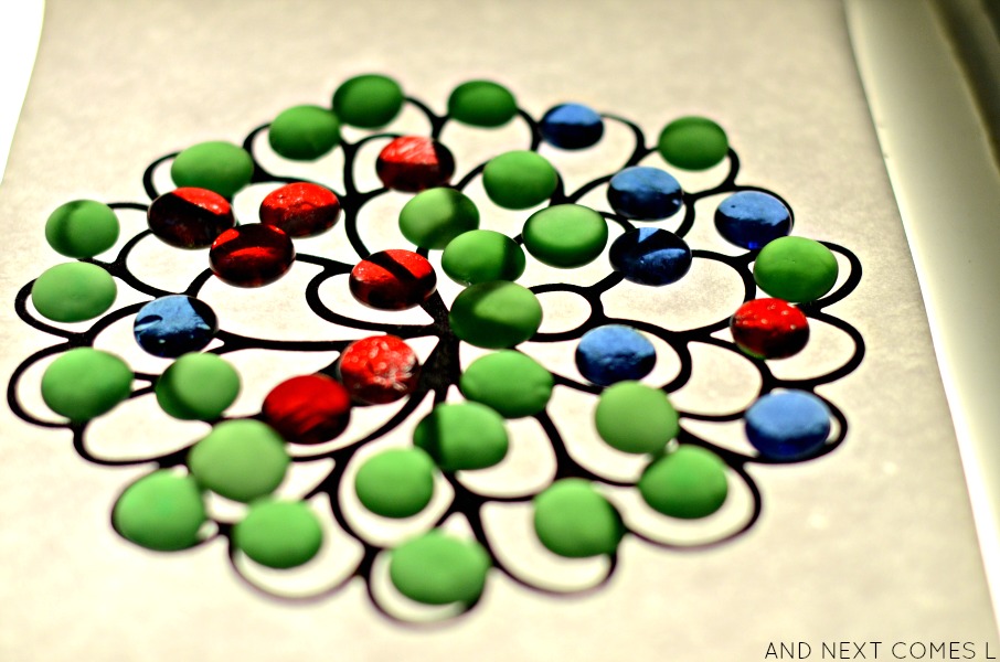 Flower Mandalas Light Table Activity for Kids | And Next Comes L ...