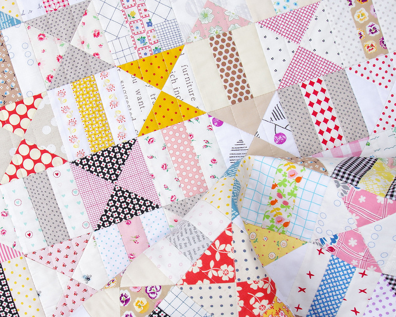 Red Pepper Quilts: Two Block Patchwork Quilt - The Finished Quilt