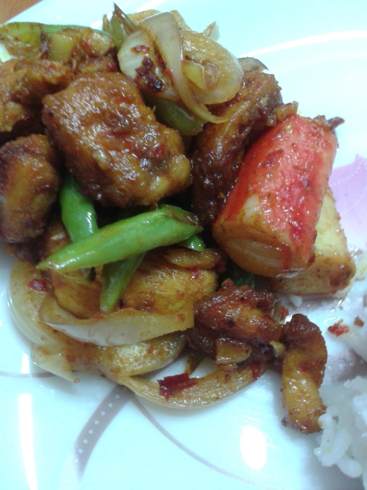 Rain & Rainbow of Life: Resepi Ayam Goreng Berlada dengan Isi Ketam ...