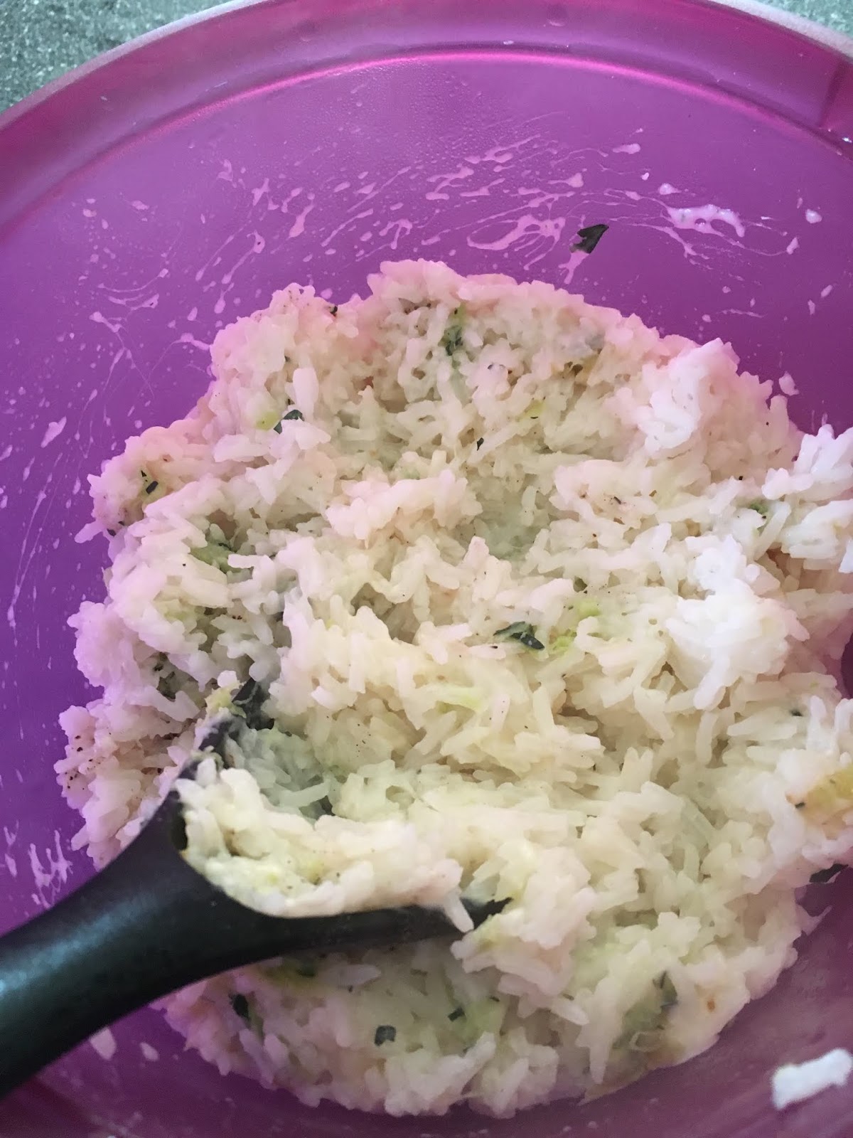 Maman Mélanie cuisine: riz fromage et courgette