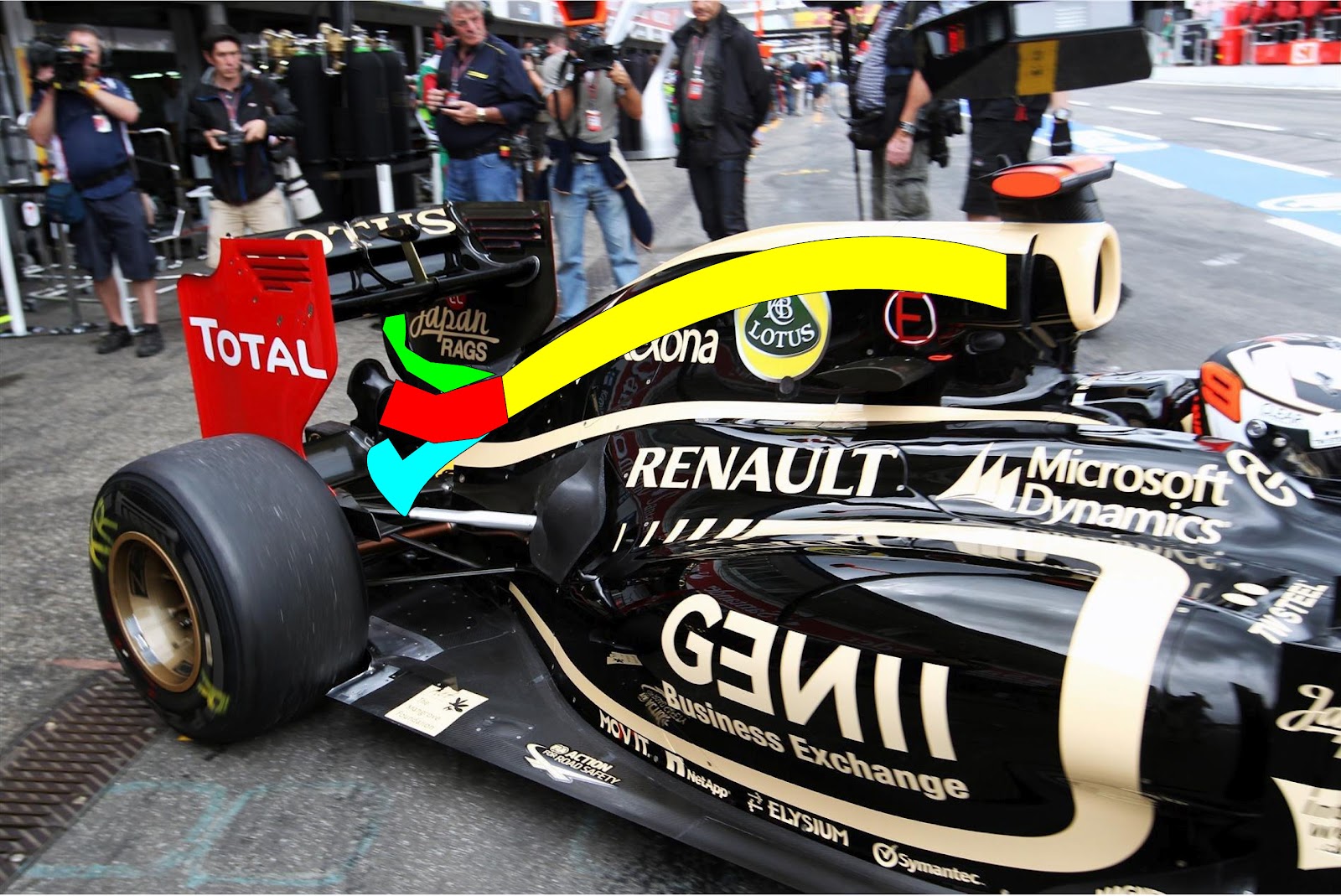Lotus E20 DDRS (Double/Super DRS/F-Duct) - (Hockenheim) - SomersF1 ...