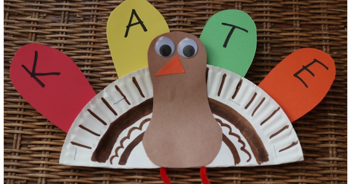 Kitchen Floor Crafts: Turkey Name Plate