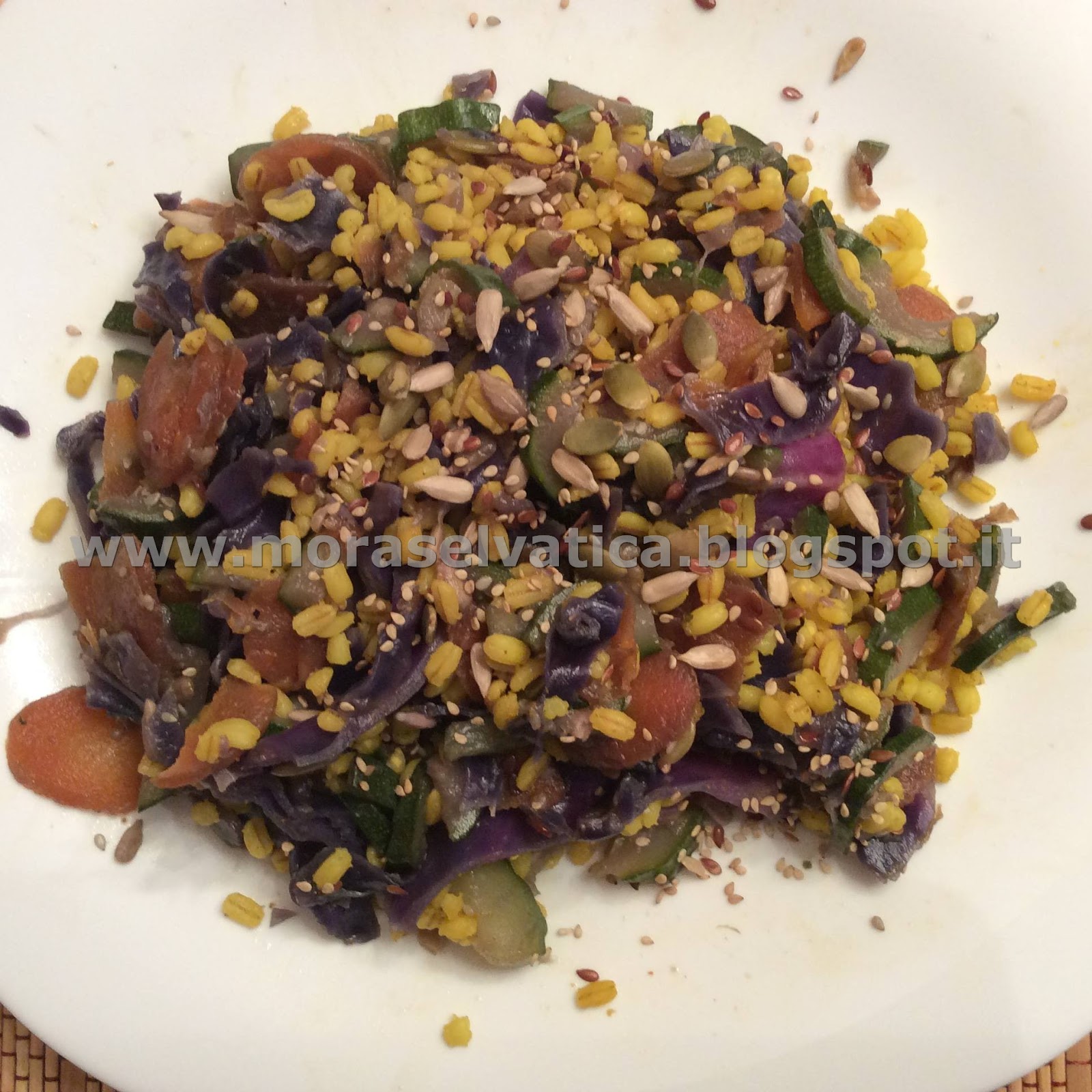 Mora selvatica - ricette salutari vegetariane e vegane: INSALATA DI ...