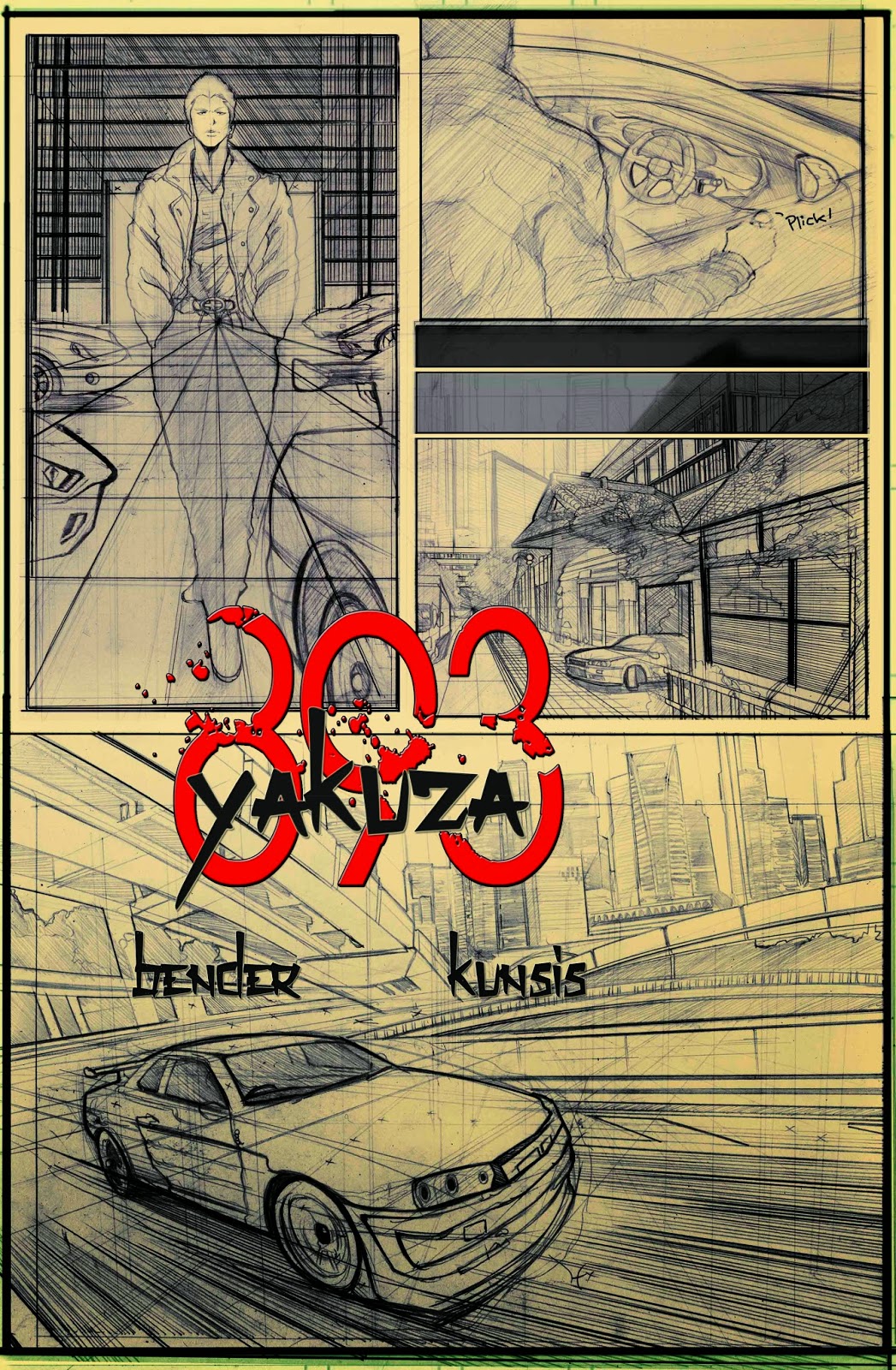 My Imaginations Home: "Yakuza 893" comic book miniseries