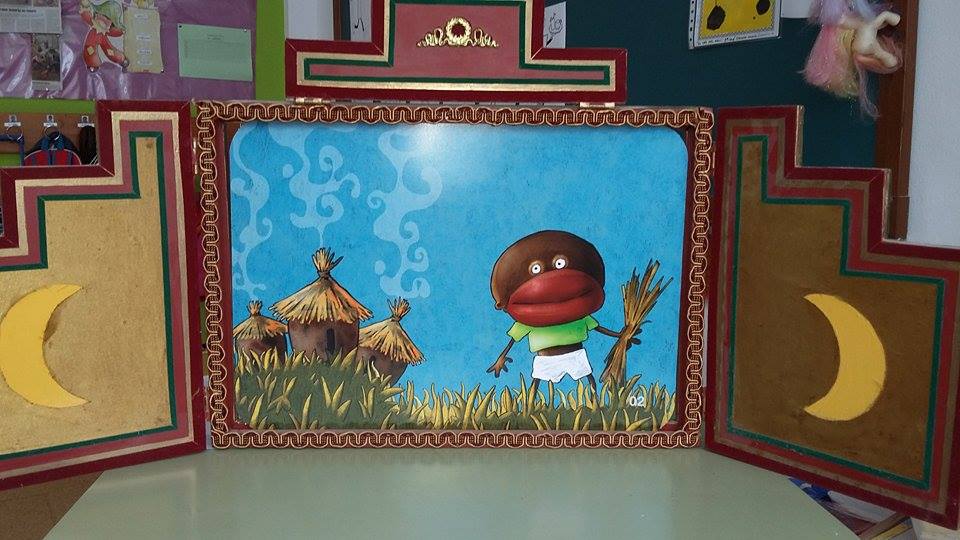 NUESTRO MUNDO POR DESCUBRIR: CONTAMOS HISTORIAS CON EL "KAMISHIBAI"