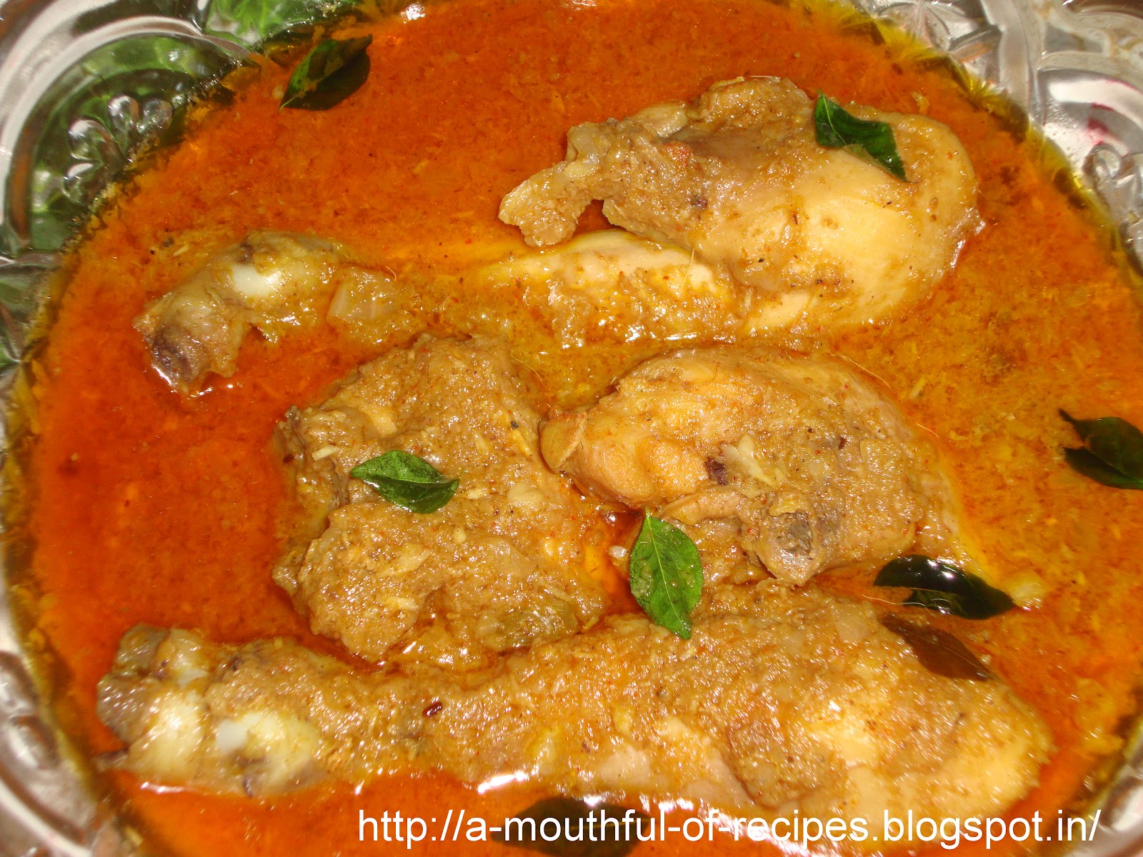 A Mouthful Of Recipes: Hyderabadi Chicken Curry