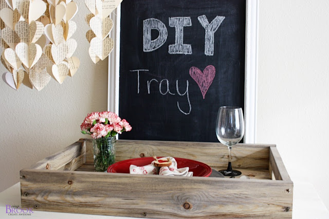 DIY Rustic Tray {Building} | BeingBrook