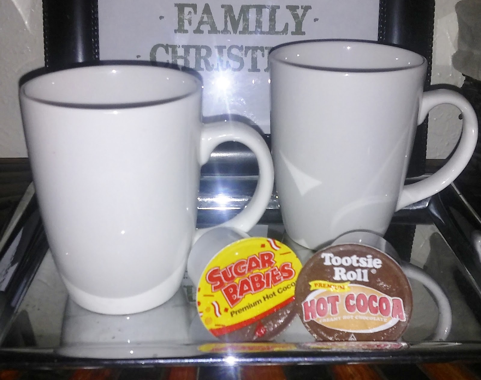 So, whether you like your Hot Cocoa with marshmallows, or Whipped Cream ...