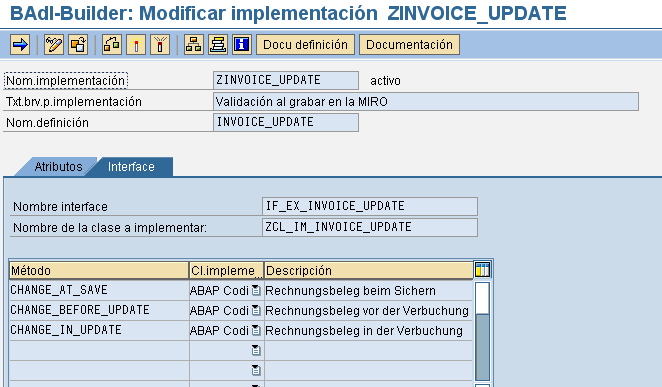 Mis cosas de ABAP y SAP: MIRO, validación ítem. ¿Customer-Function o BADI?