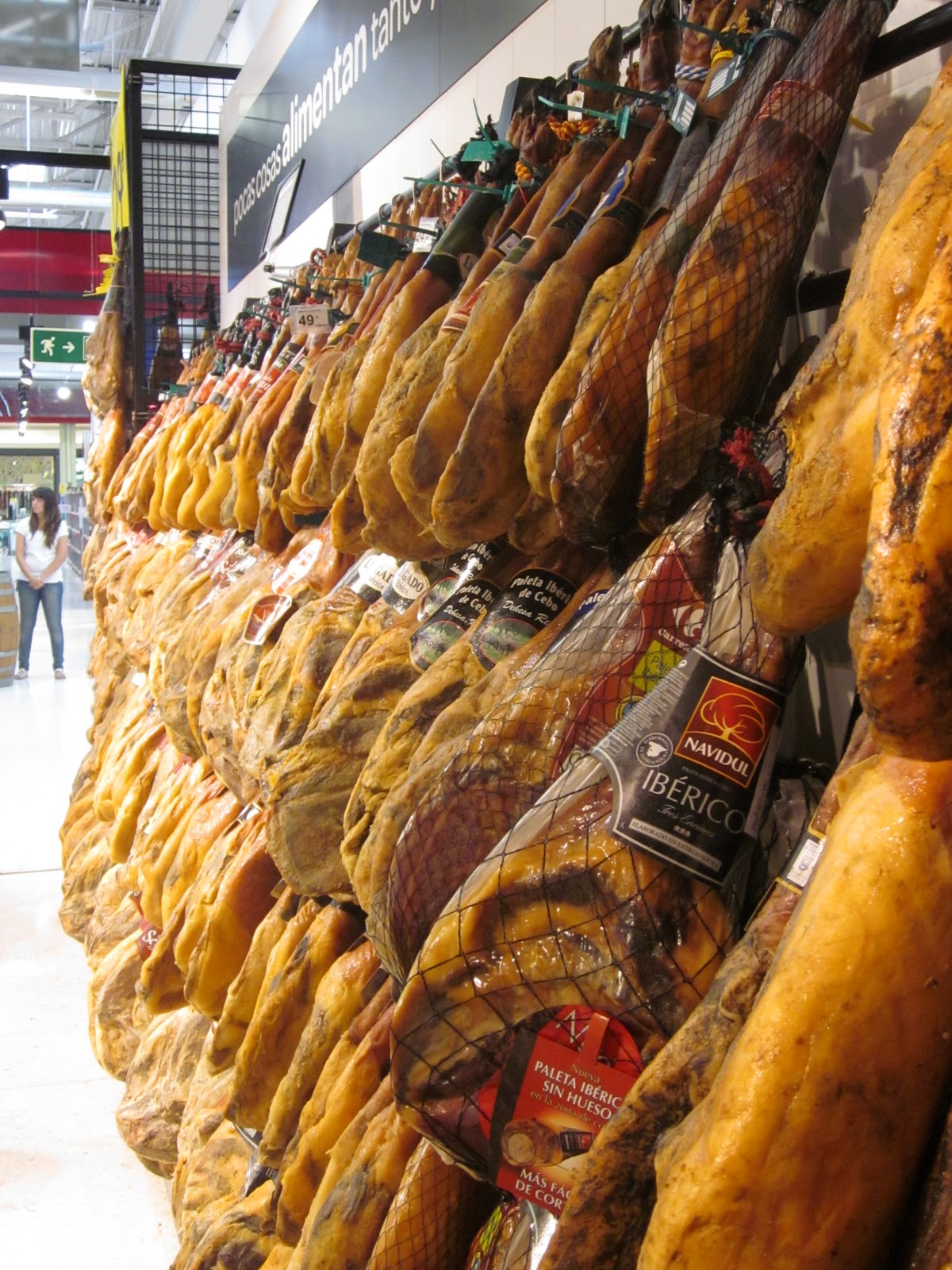 Touching Trees in Spain: Jamon, jamon and more jamon