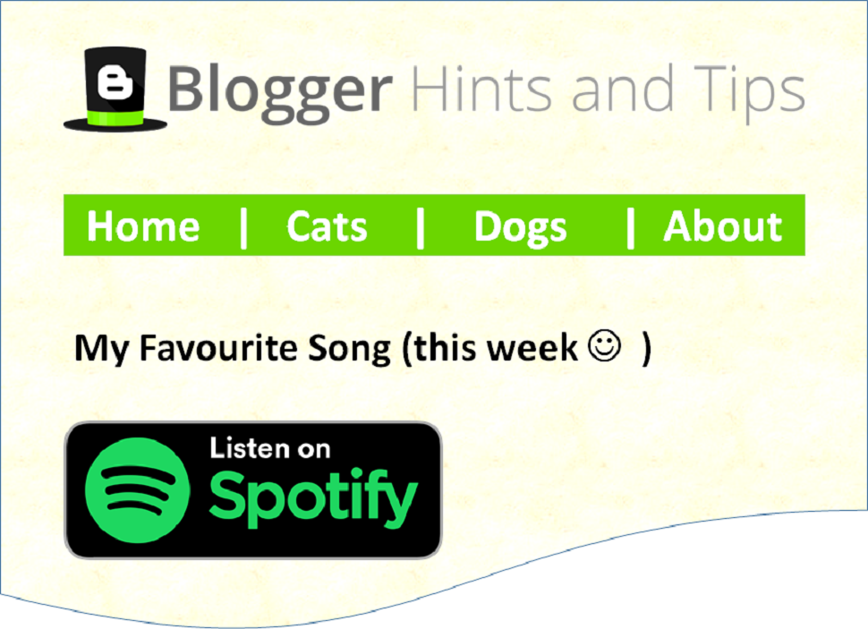 How to show a song, track, album or artist from Spotify in Blogger ...
