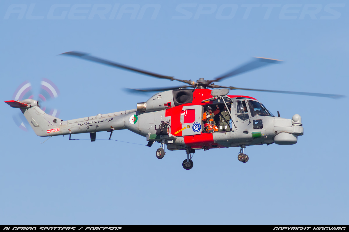 Welcome to Kingvarg Aviation: Algerian naval forces Super lynx 300 LS-15