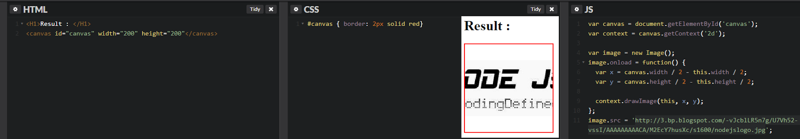 Drawing And Cropping An Image Using Html5 Canvas Element Coding Defined