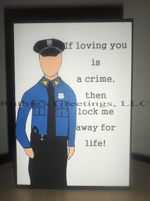 Handmade Police Card