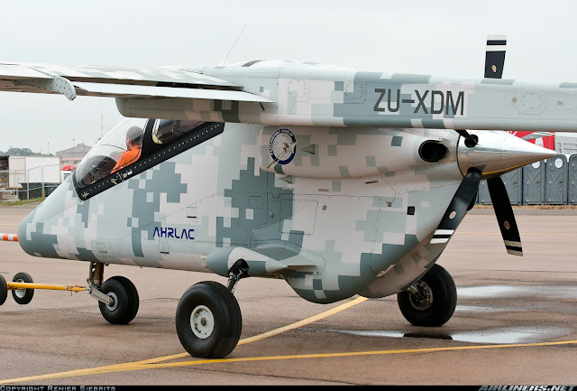 Desarrollo y Defensa: Avión para reconocimiento AHRLAC (Sudáfrica)