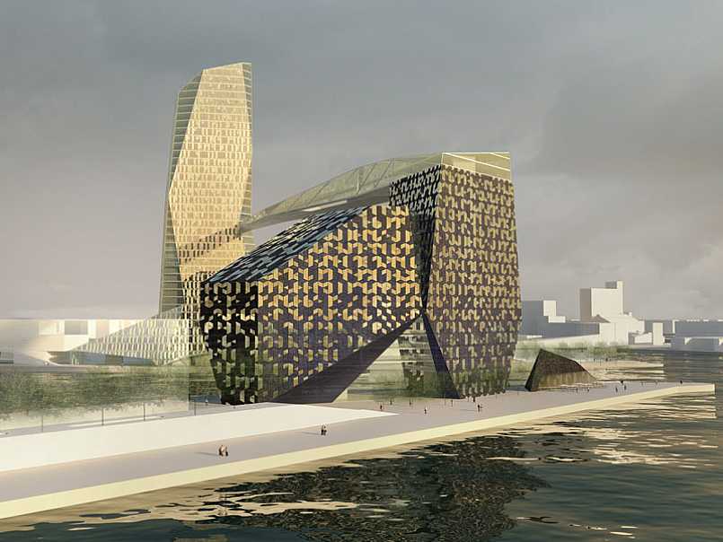 unbuilts: The LM Project | The Mermaid Tower And The Rock | C. F ...