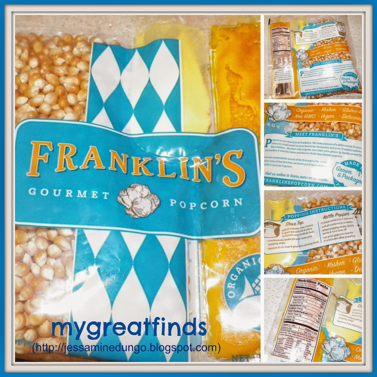 mygreatfinds: Delicious Pre-Measured Popcorn Packs From Franklin's ...