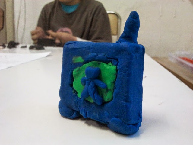 coco y pincel: esculturas con plastilina, "hacemos y deshacemos"