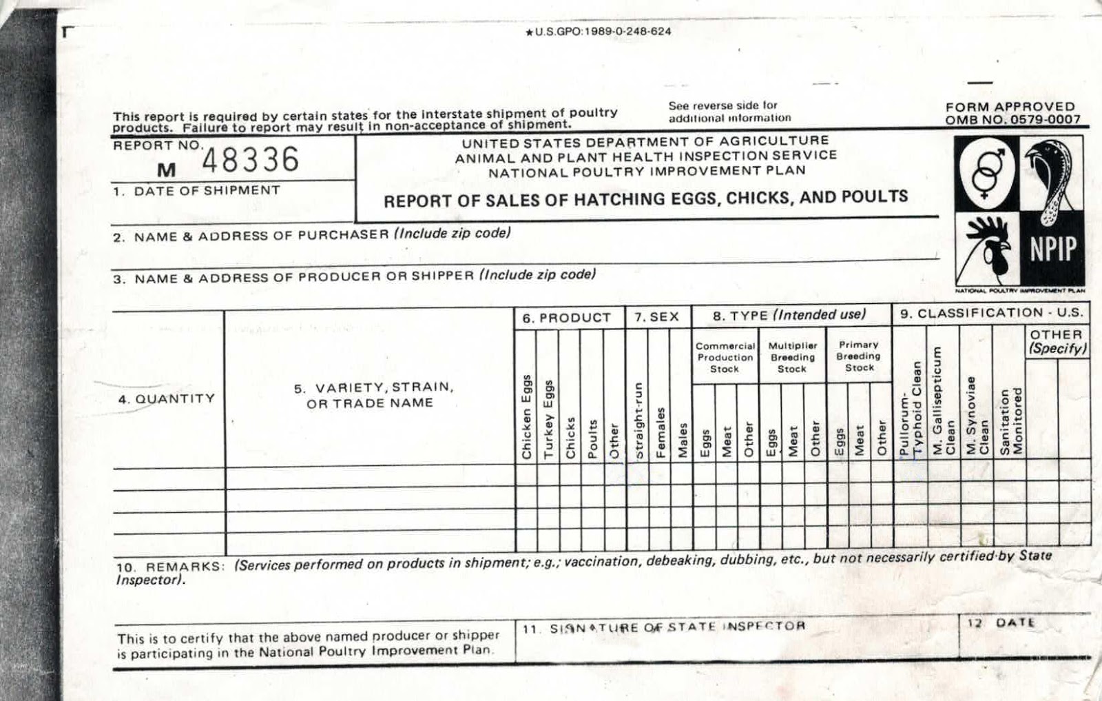 Metzer Farms Duck and Goose Blog: What is the NPIP and a Form 9-3i?