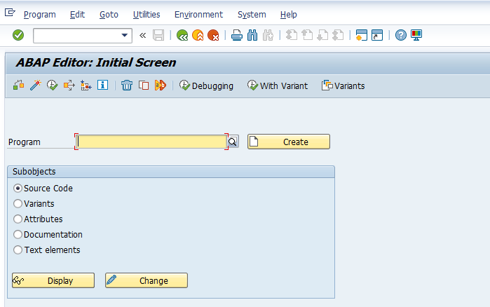 How To Write Your First Abap Program