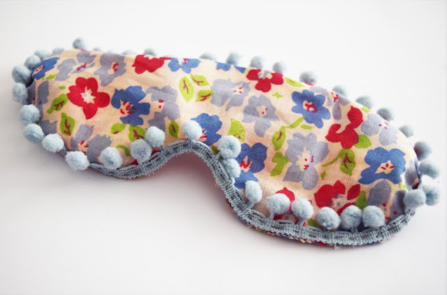 DIY SLEEP EYE MASK TUTORIAL - A Life With Frills
