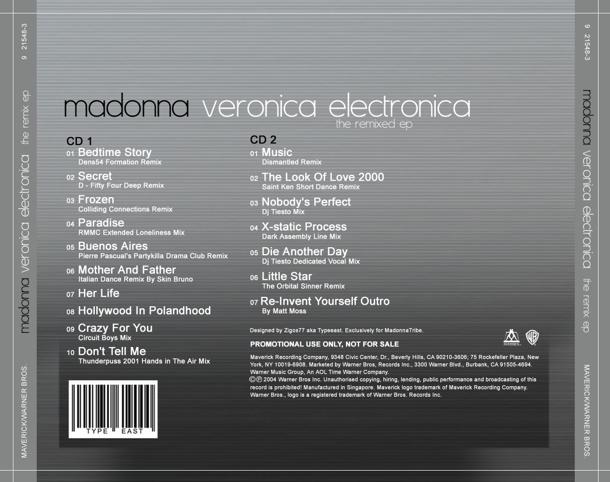 Madonna FanMade Covers: Veronica Electronica - Remix Album