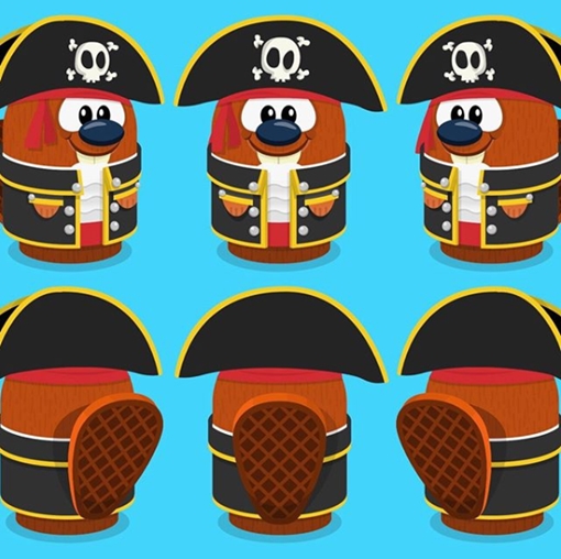 Box Critters - Ondas do CP - Club Penguin: Box Critters - Arrr!! Roupa ...