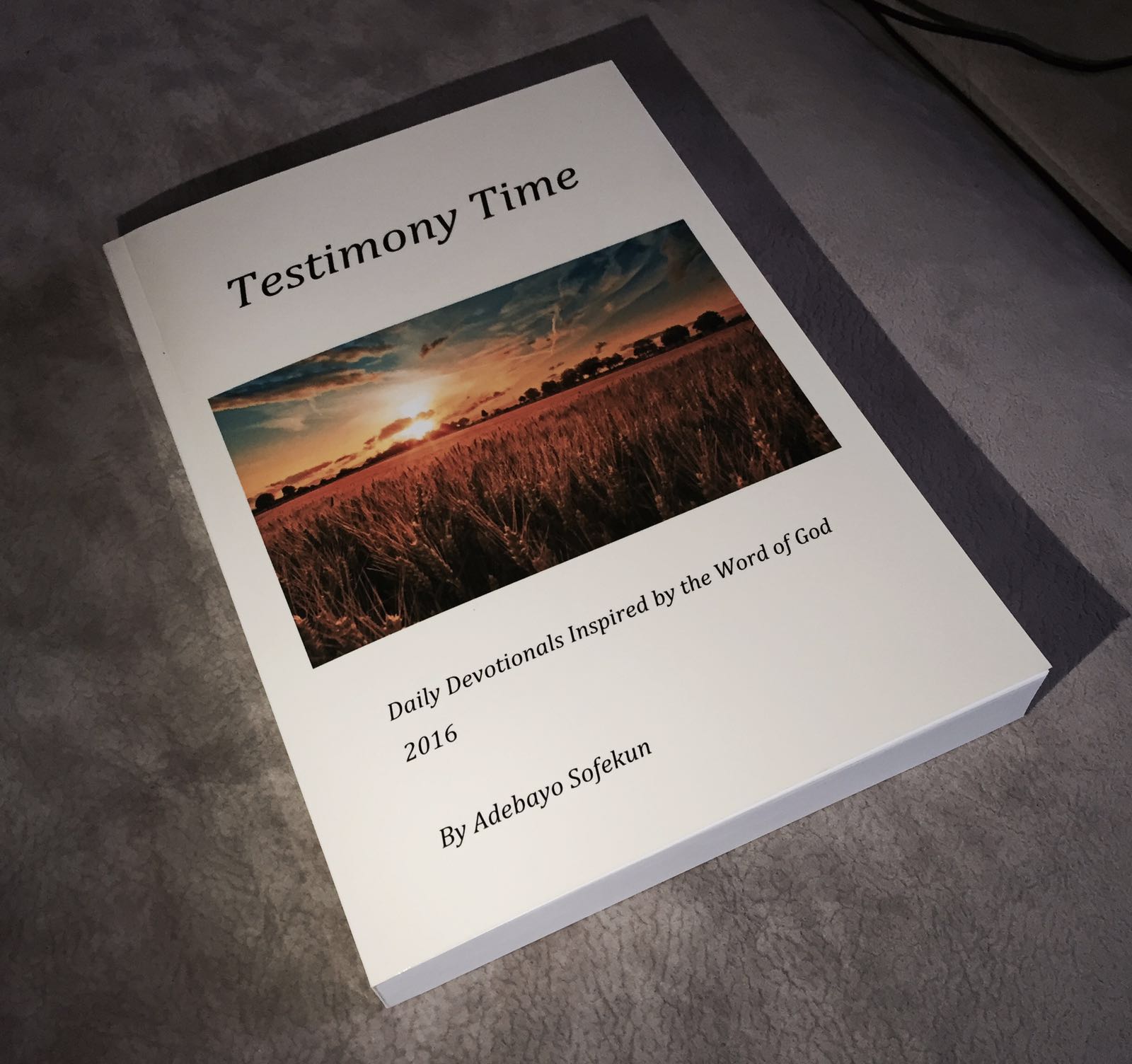 Testimony Time: Testimony Time