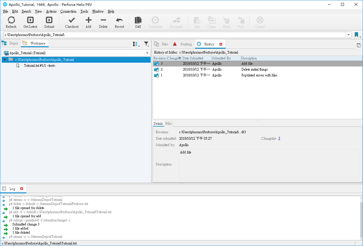 Perforce 的使用及觀念