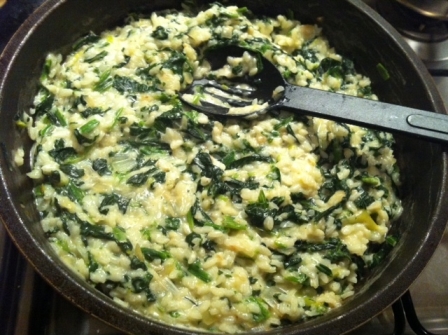 Spinach Cheese Rice | all about food and recipes
