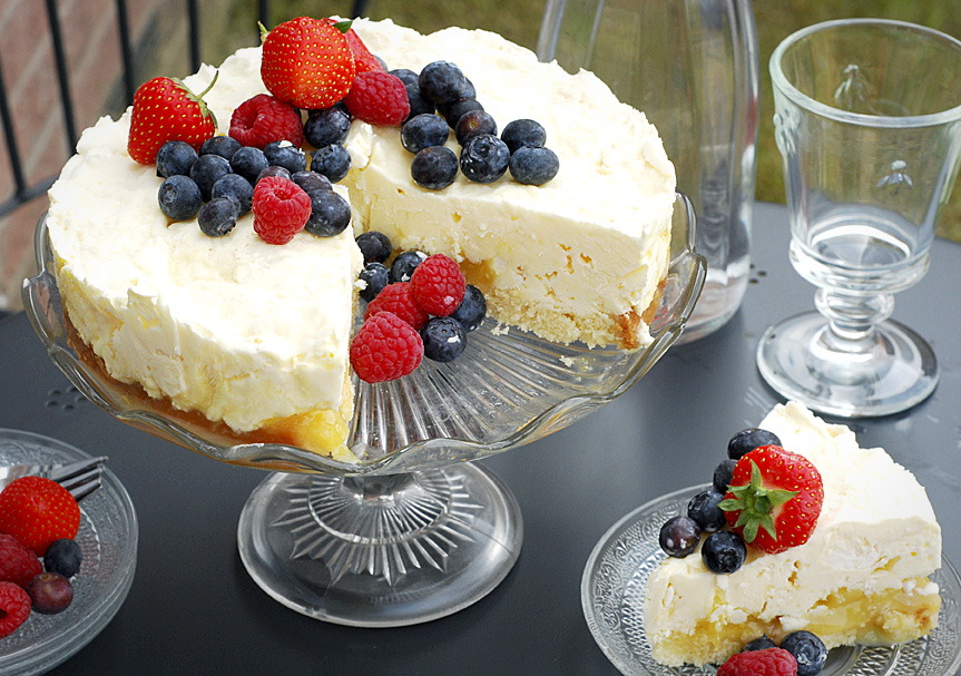 Lemon Meringue Freezer Cake - Forman & Field Jubilee Bake Off - Katie Cakes