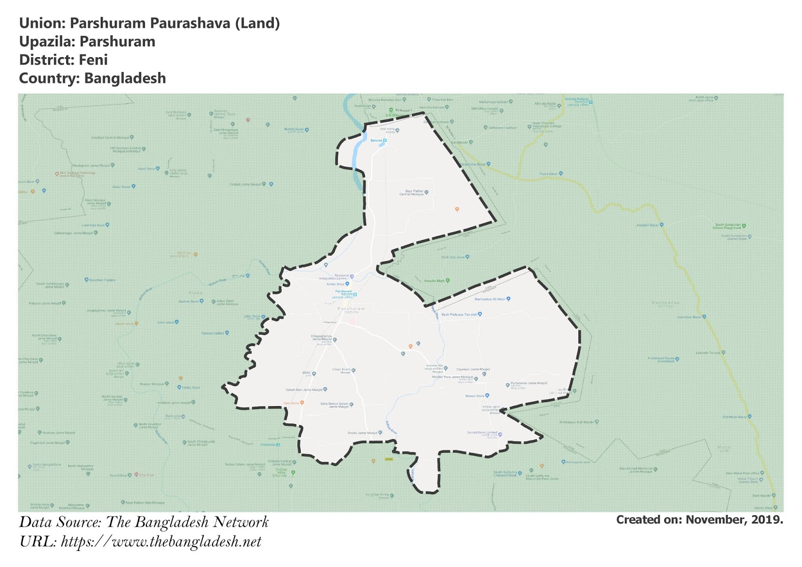 Parshuram Paurashava, Feni