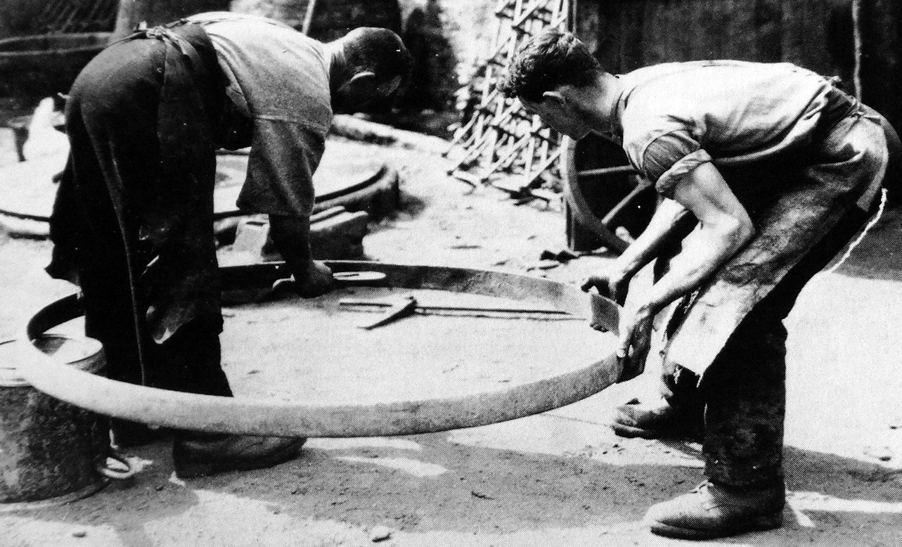 Tour Scotland: Old Photograph Wheelwrights Brechin Scotland
