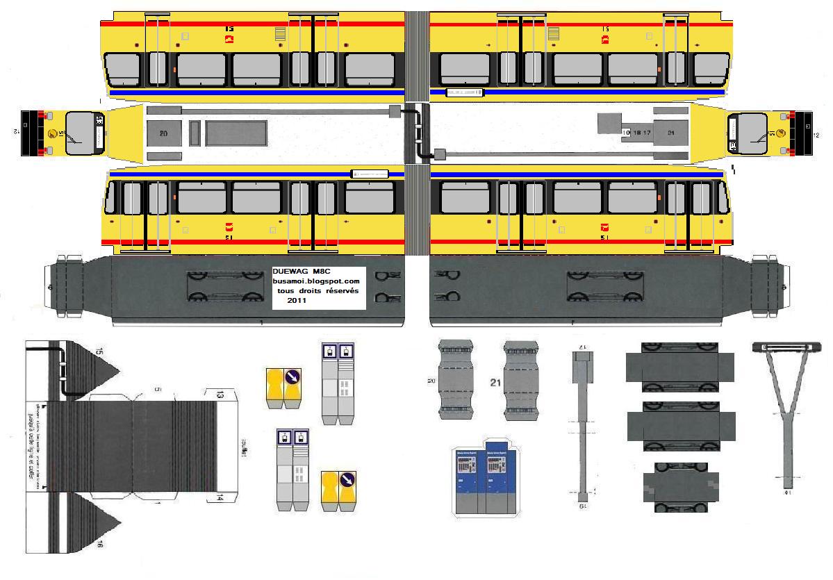 busamoi: DUEWAG M8C Papertram