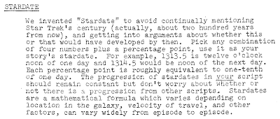 star trek - Why is the stardate explicitly mentioned when creating a ...