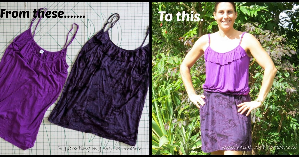 Creating my way to Success: Dress Upcycle Tutorial