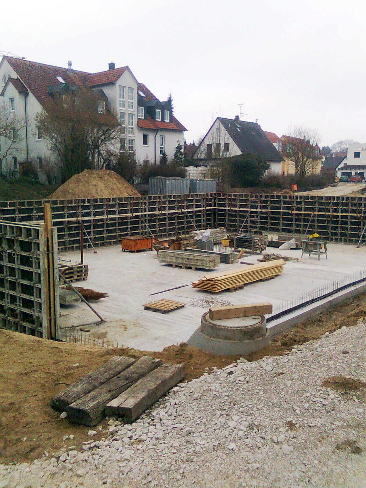 Noriplana Bautagebuch - Altdorf: Kellergeschoss – Kelleraußenwände in ...