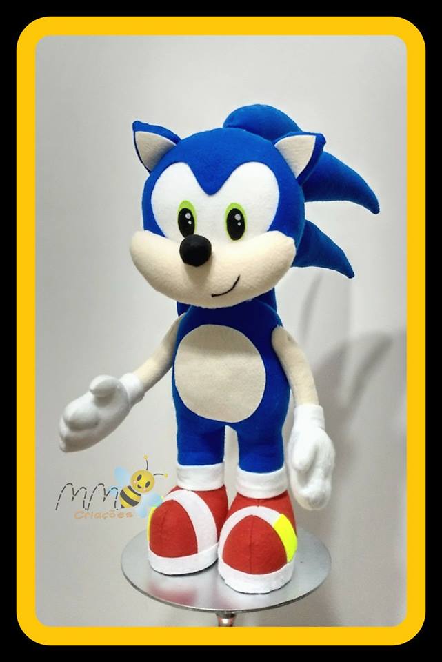 BONECOS TURMA DO SONIC EM FELTRO