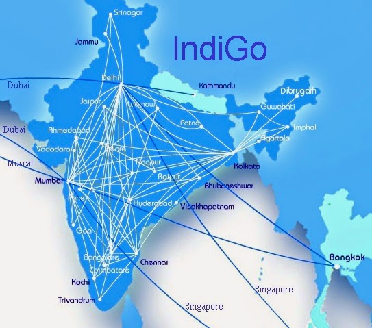 Indigo Route Map