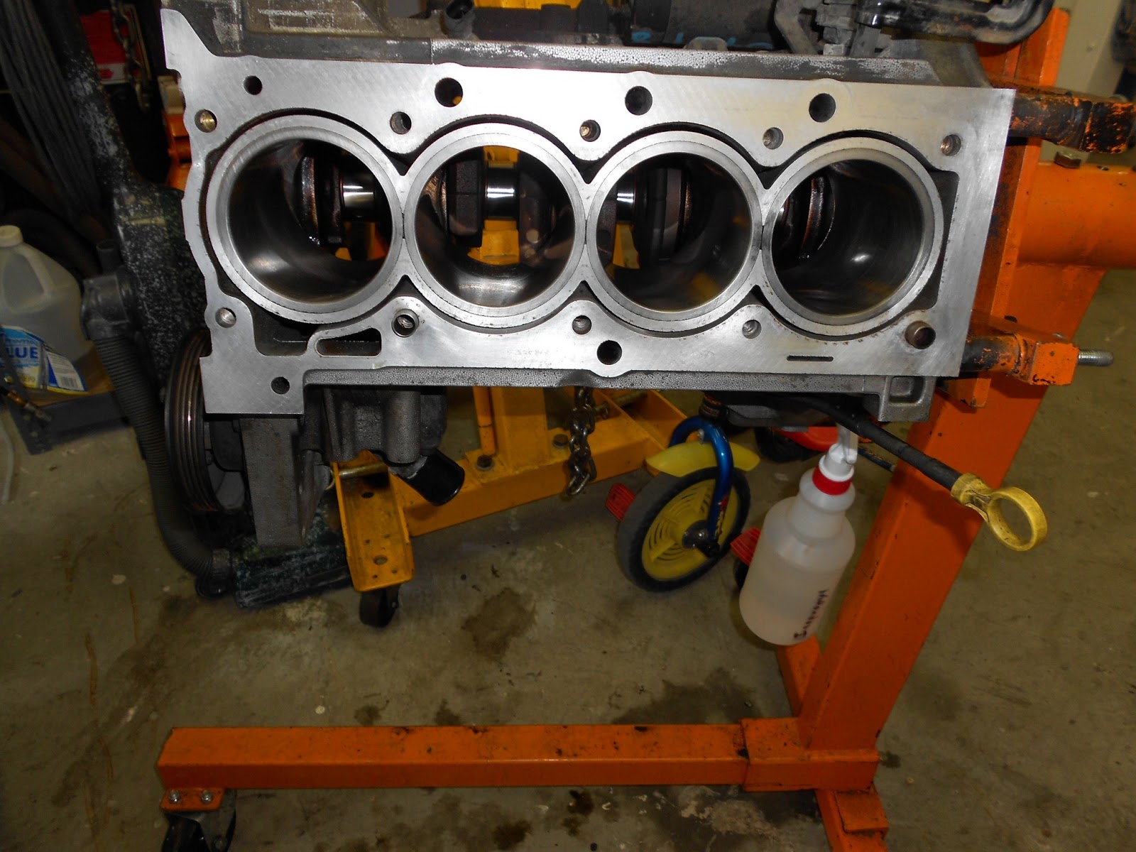 The Bug Boys: Saturn engine starts to take shape.