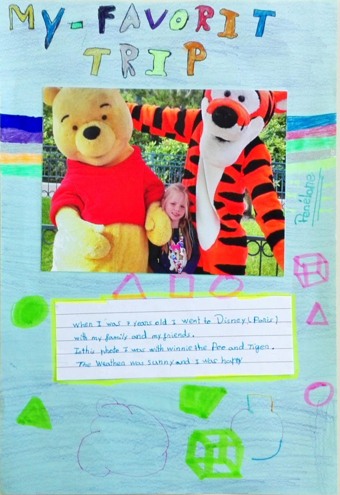 Third Grade Miróbriga: My favorite trip (3ºA)