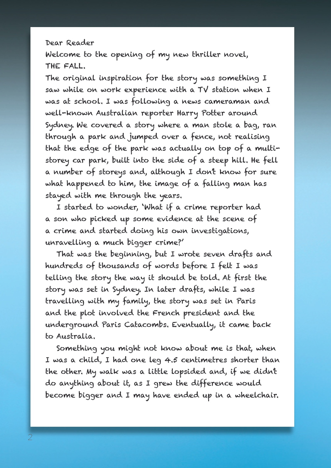 The Fall Chapter Sampler - Tristan Bancks