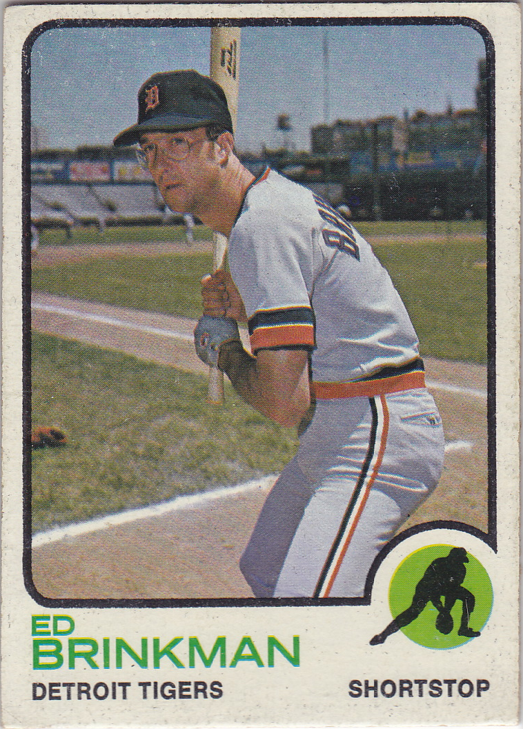 Number 5 Type Collection: 1973 Topps Baseball #5, Ed Brinkman